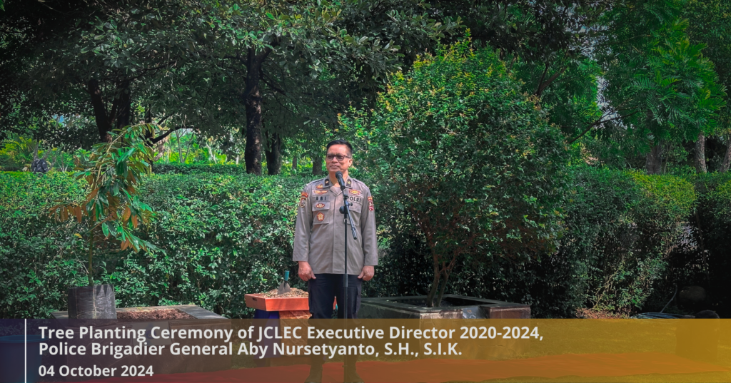 Tree Planting Ceremony of JCLEC Executive Director 2020‒2024, Police ...