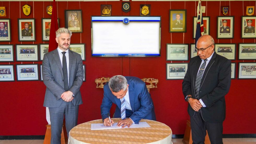 Welcoming the New Zealand Ambassador at JCLEC - JCLEC